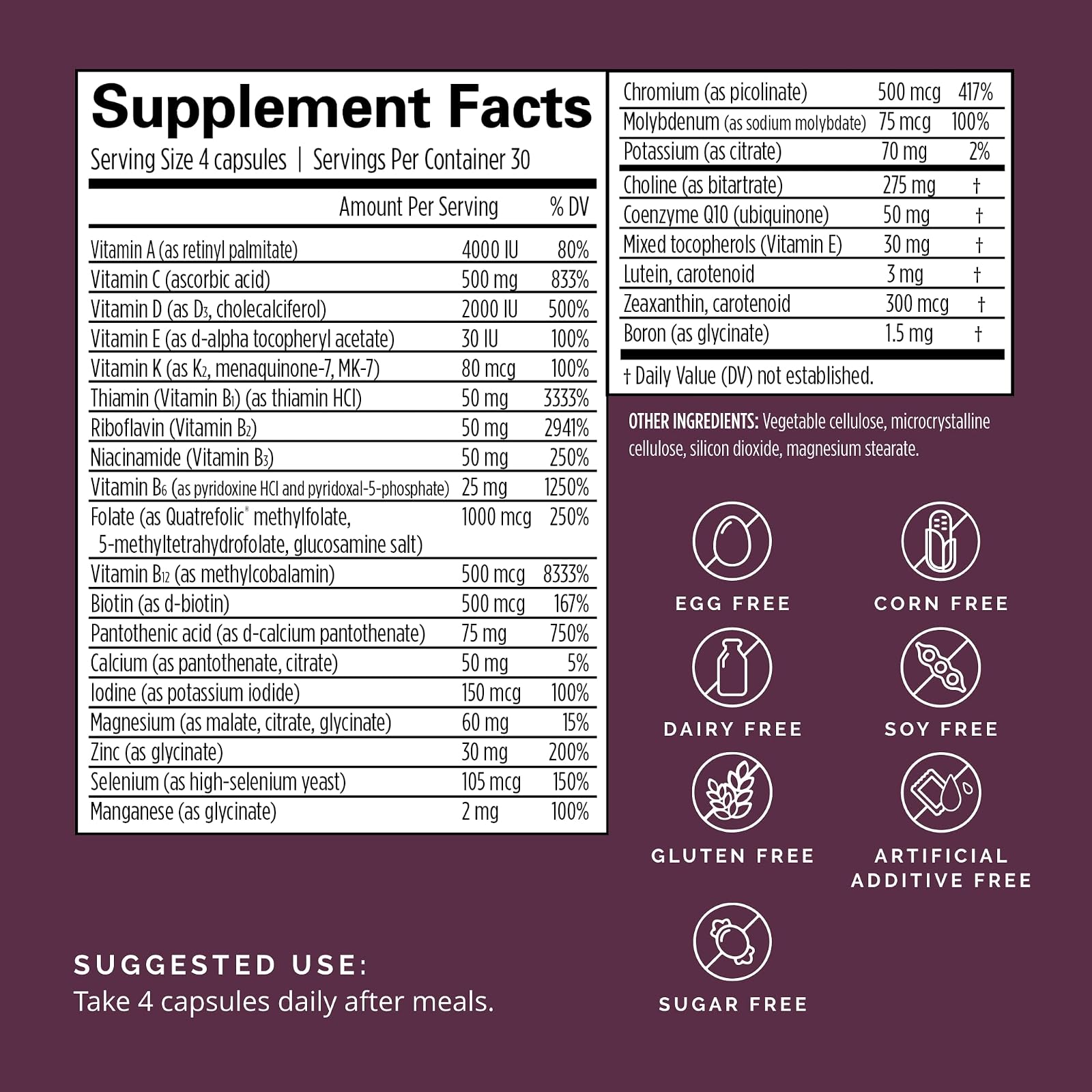 Smart prenatal multivitamin with DHA