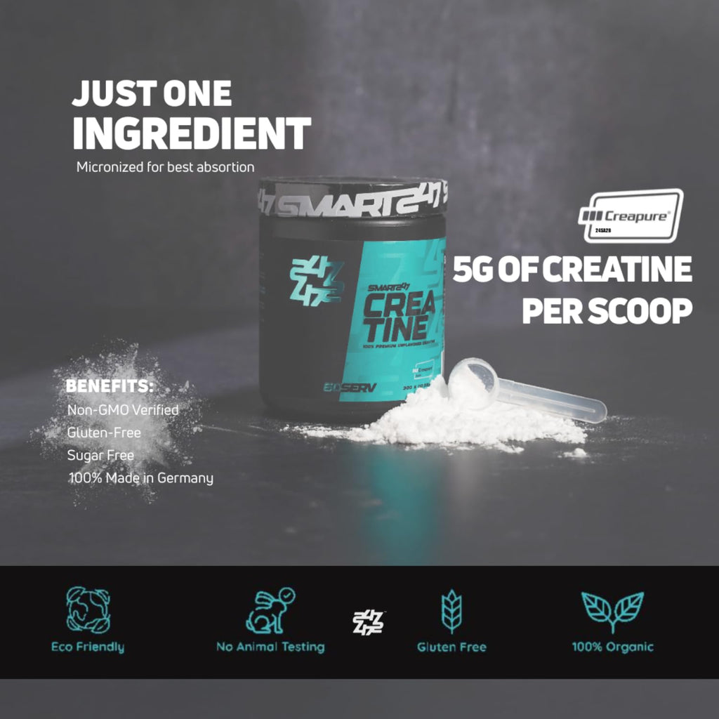 Smart247 creatine for improved workout recovery