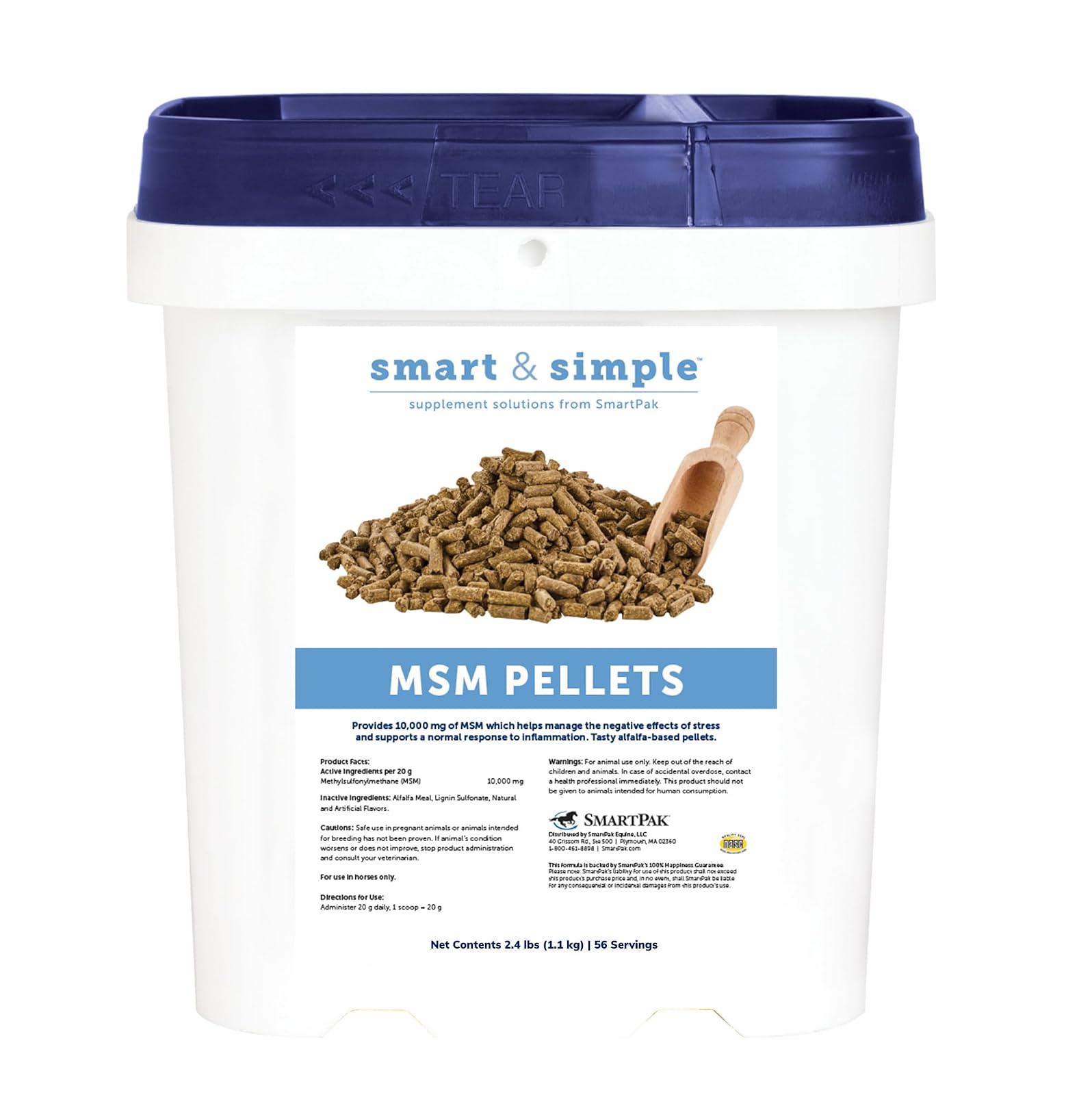 SmartEquine MSM pellets for joint health