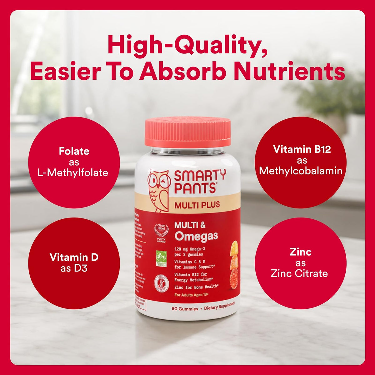 SmartyPants multivitamin for seniors health