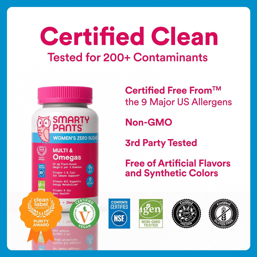 SmartyPants multivitamins for overall wellness