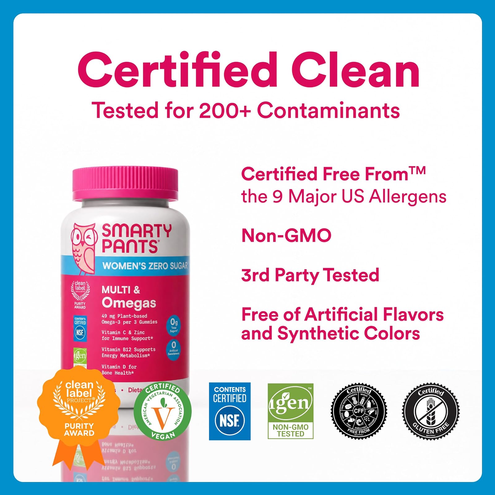 SmartyPants multivitamins for overall wellness