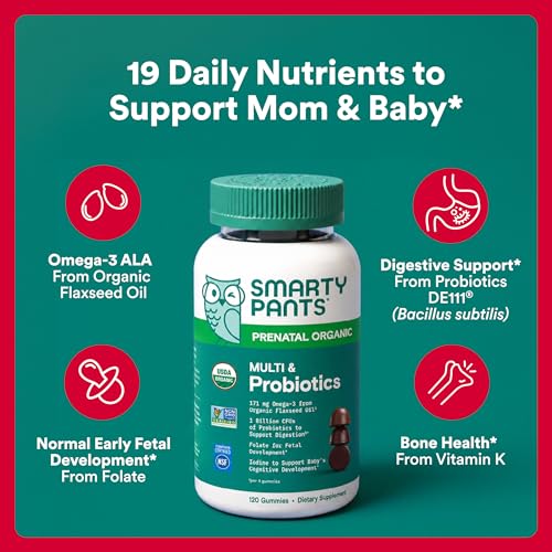 SmartyPants prenatal gummies with DHA