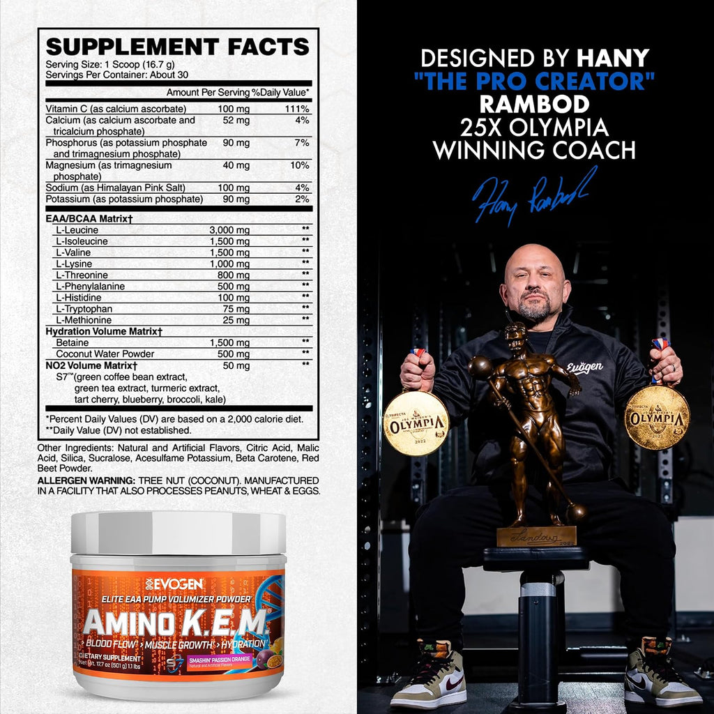 Smashin' Passion Orange amino acids