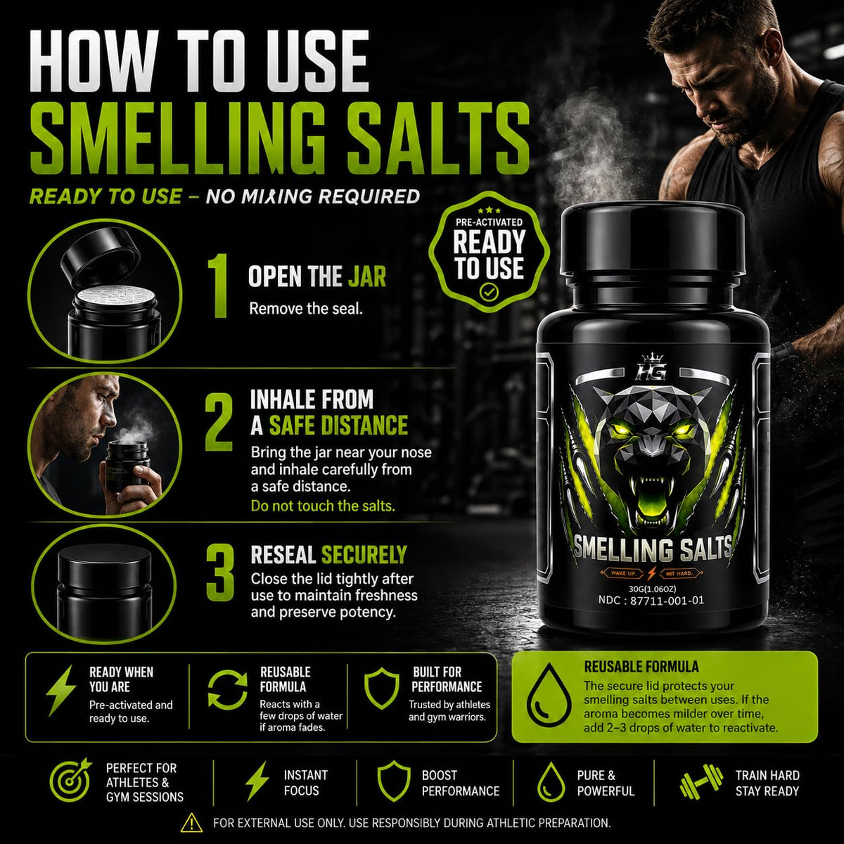 smelling salts boost athletic performance