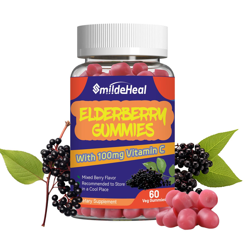 SmildeHeal elderberry gummies for immune support