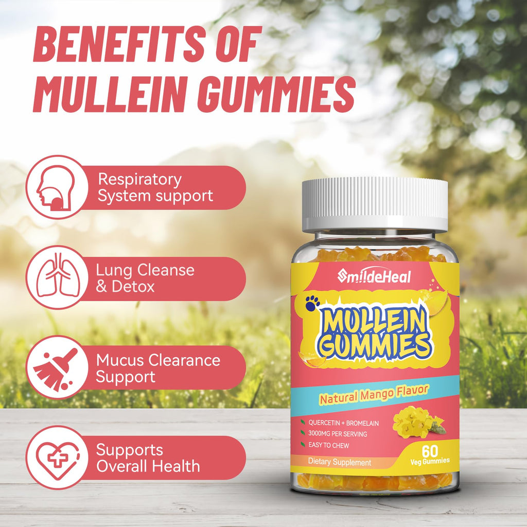 SmildeHeal mullein gummies for immunity