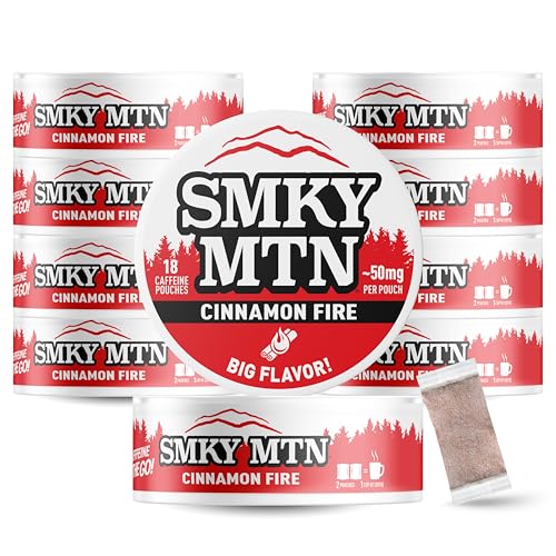 Smokey Mountain caffeinated pouches for energy