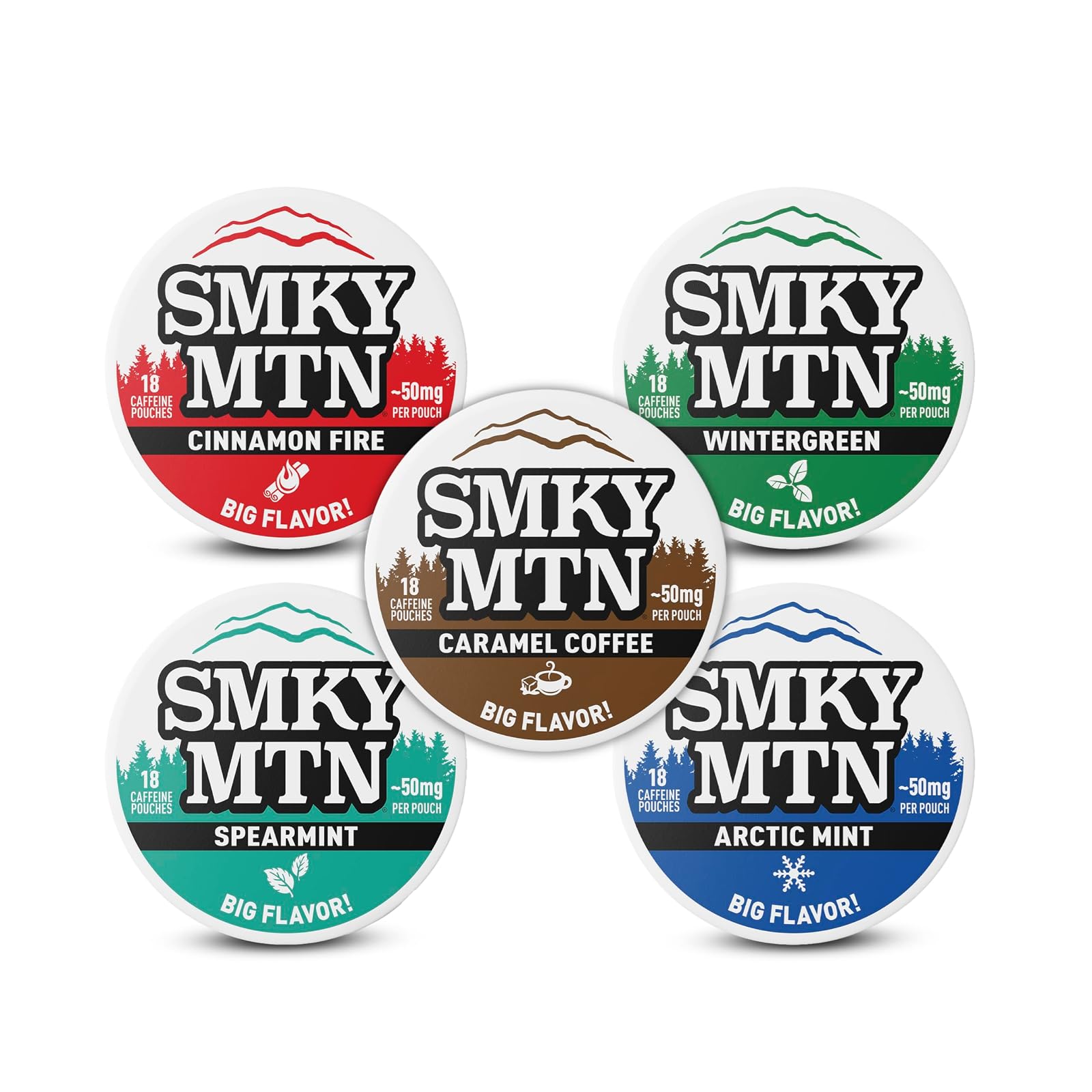 SMOKEY MOUNTAIN caffeinated pouches sampler