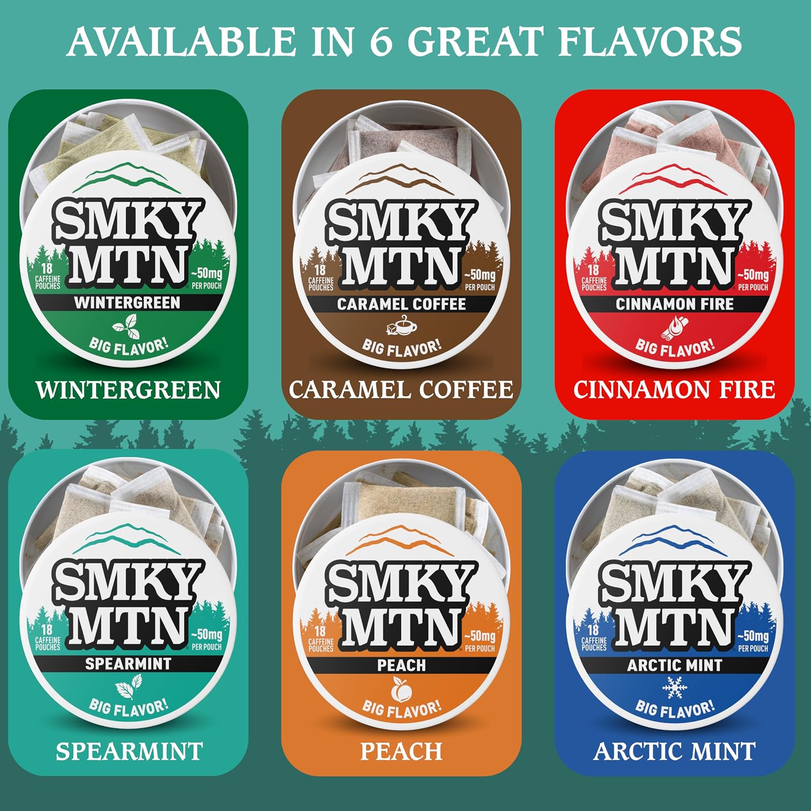 Smokey Mountain endurance pouches for long-lasting energy