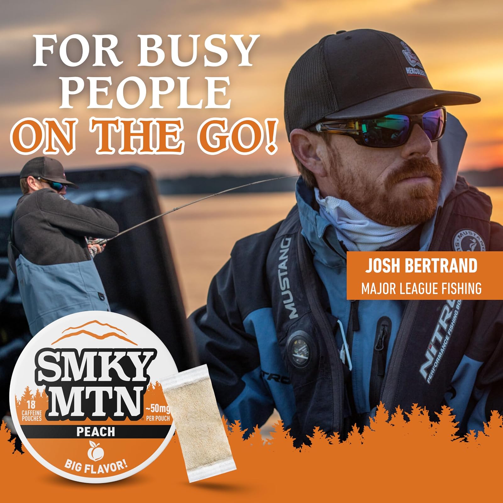 SMOKEY MOUNTAIN energy pouches on-the-go
