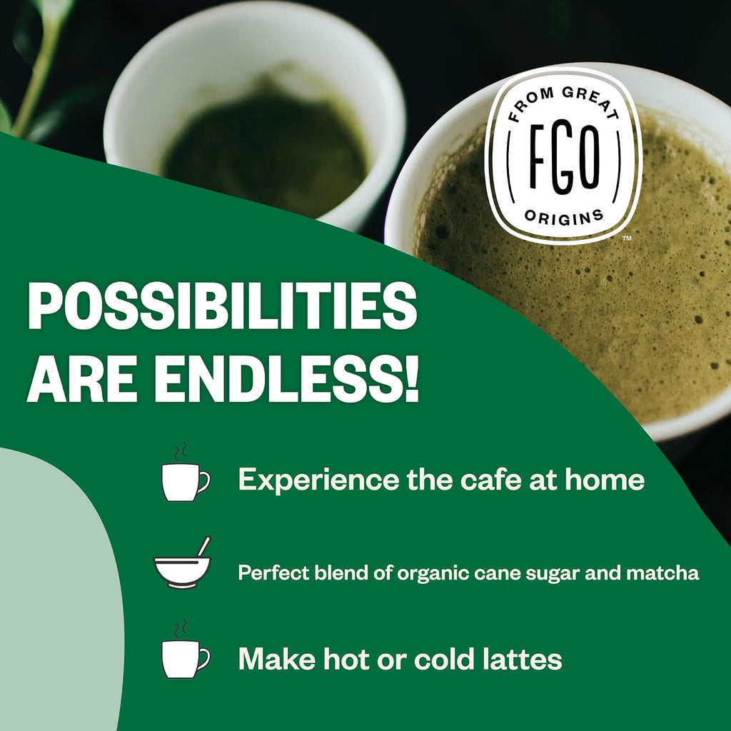 smooth and creamy matcha latte