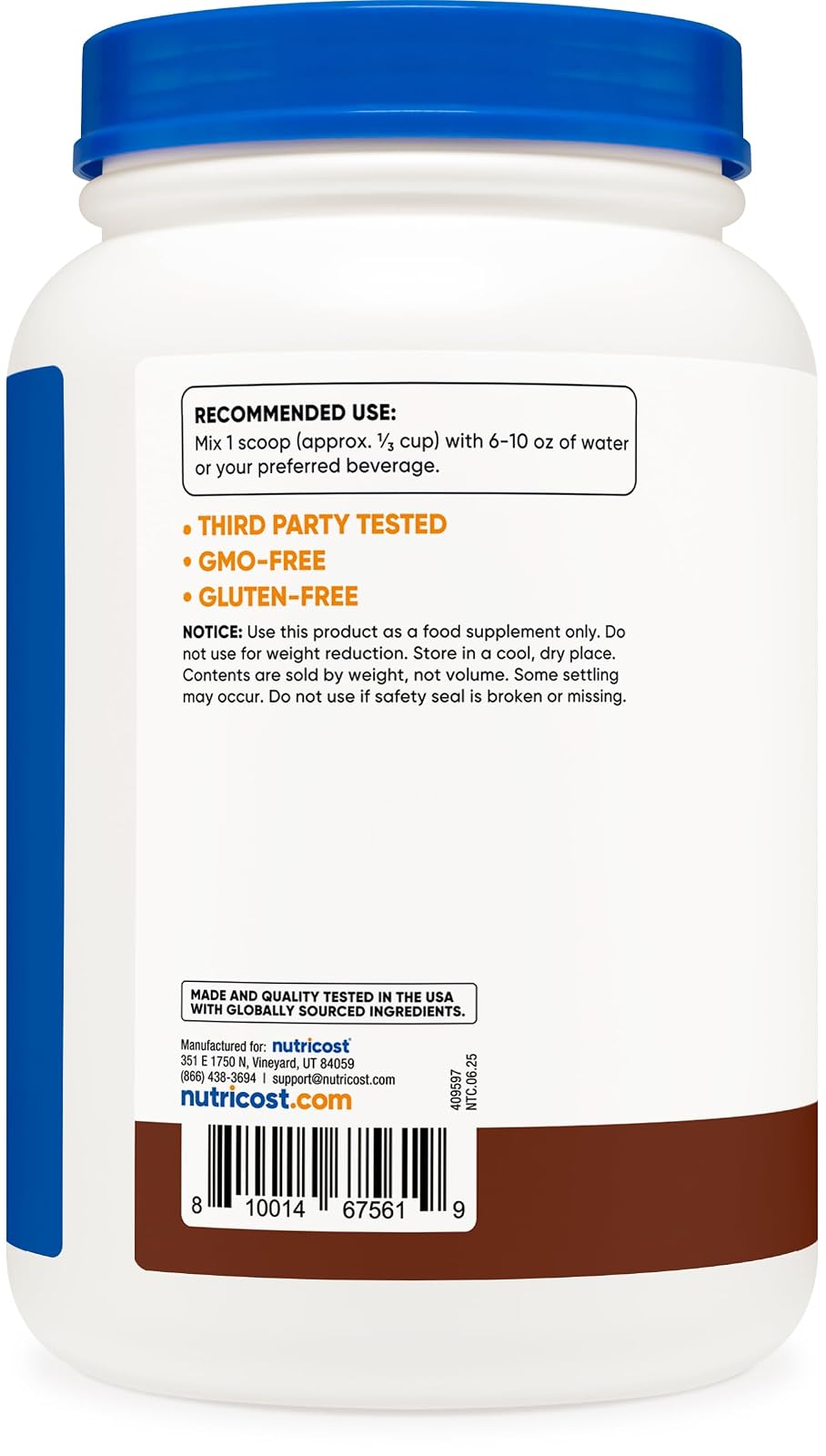 smooth chocolate flavour whey isolate