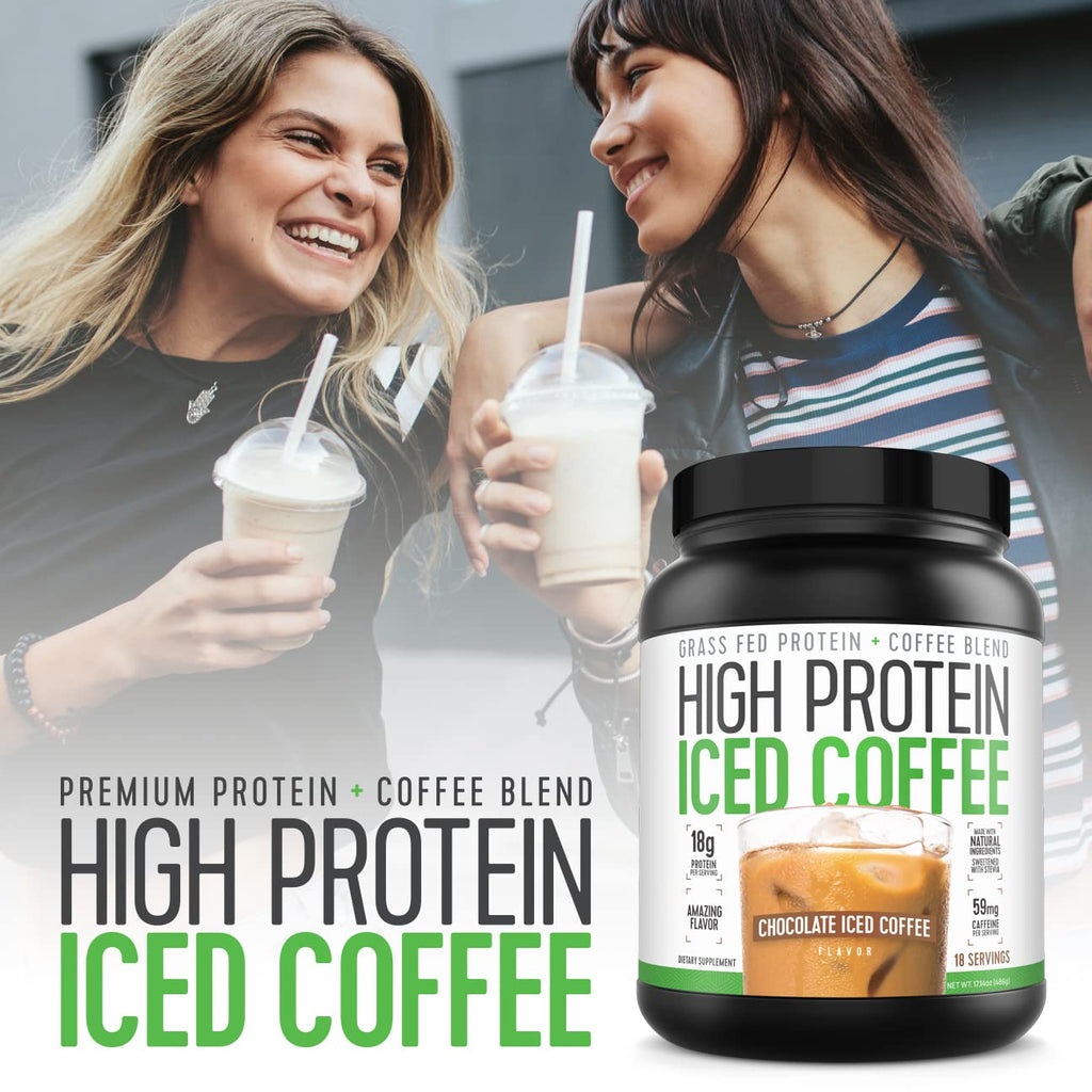 smooth chocolate iced coffee for athletes