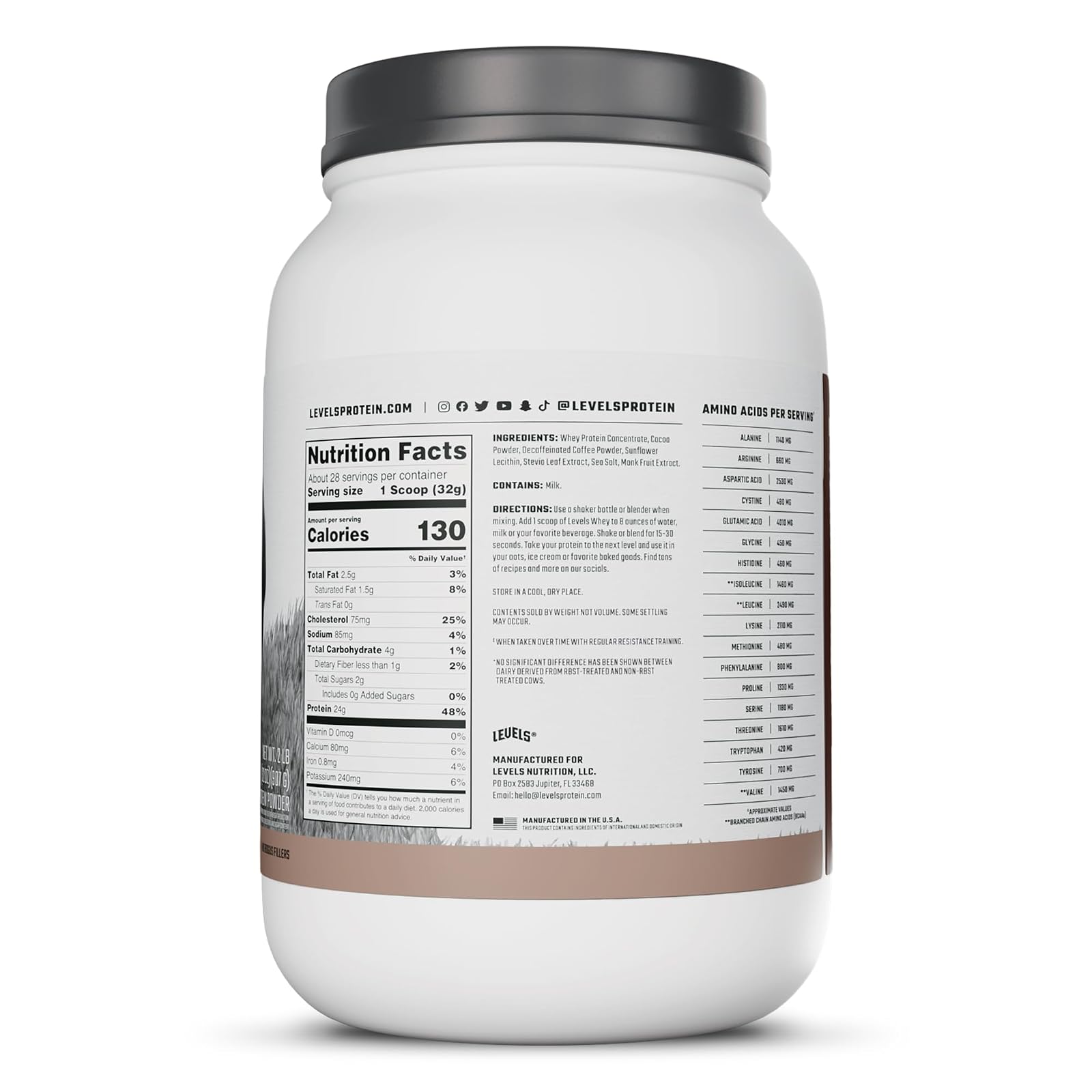 smooth chocolate mocha protein blend