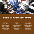 smooth chocolate plant protein beverage