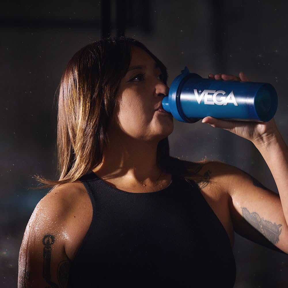 smooth creamy vanilla protein shake