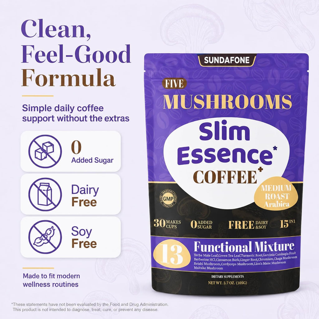 smooth instant coffee with adaptogens