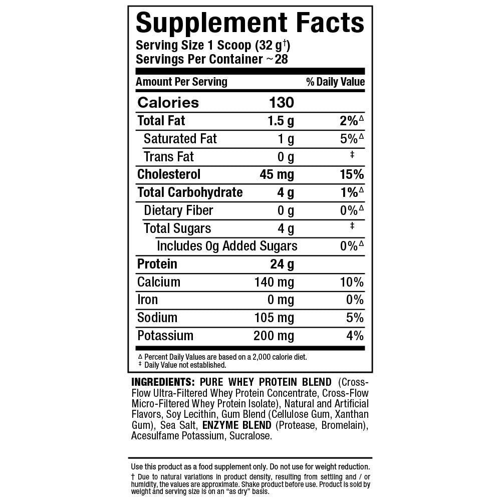 smooth mixing ALLMAX whey protein powder