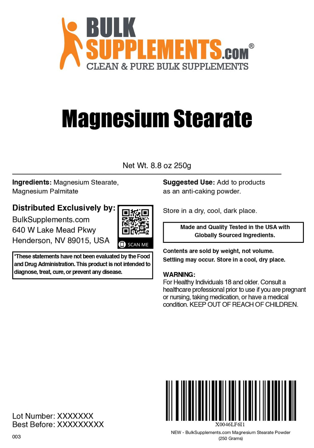 smooth mixing magnesium powder