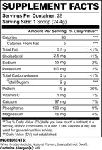 smooth mixing whey protein powder