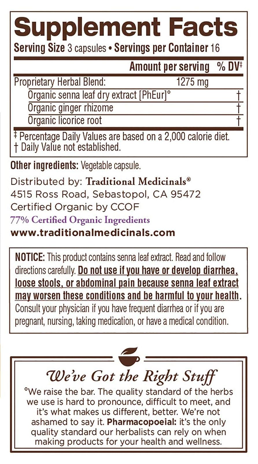 Smooth Move for natural bowel relief