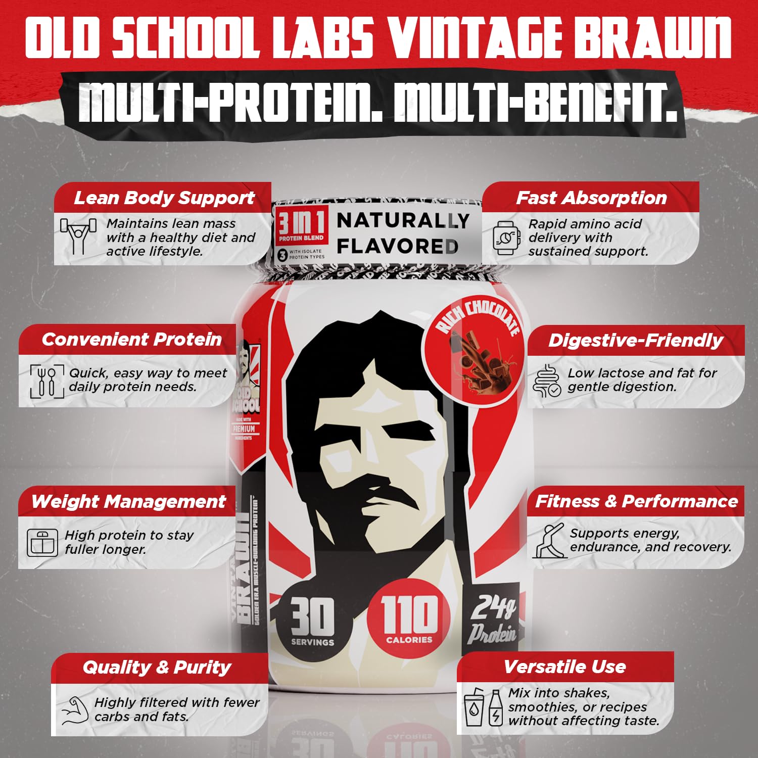 smooth texture protein powder for shakes