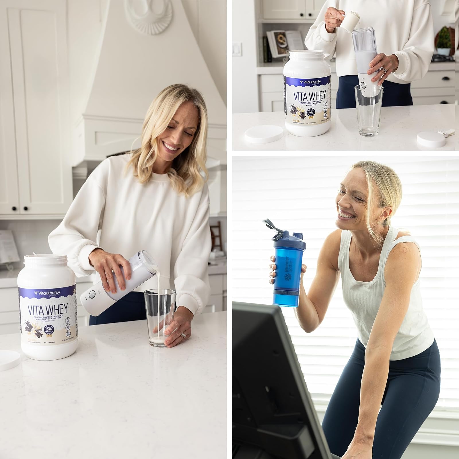 smooth vanilla flavour protein shake