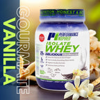 smooth vanilla flavour whey protein shake