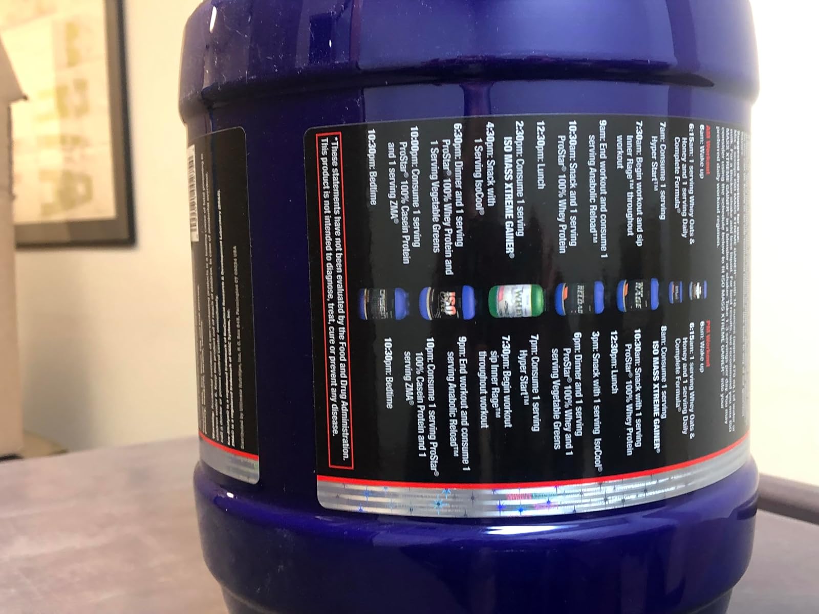 smooth vanilla protein gainer supplement