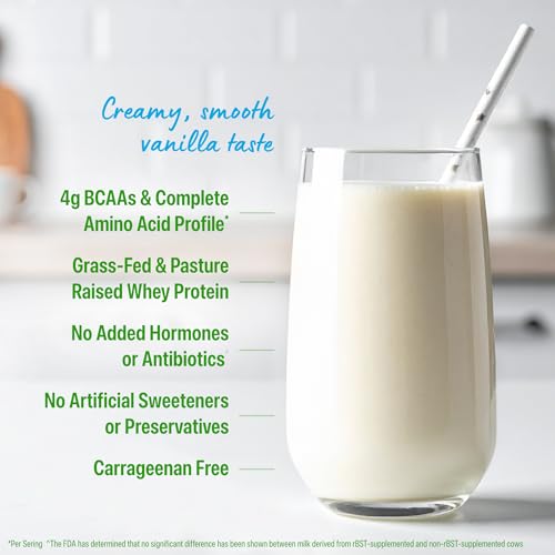 smooth vanilla protein shake