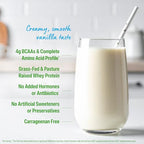 smooth vanilla protein shake