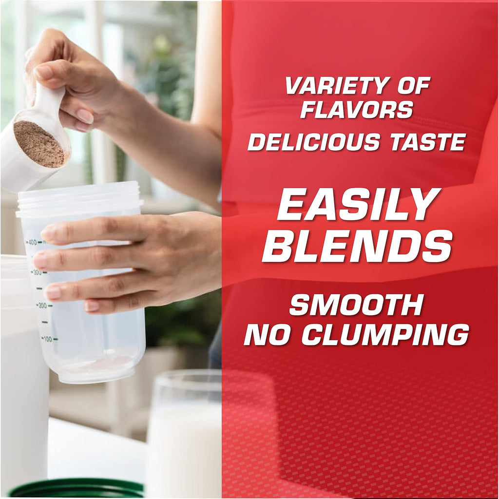 smooth vanilla whey protein mix