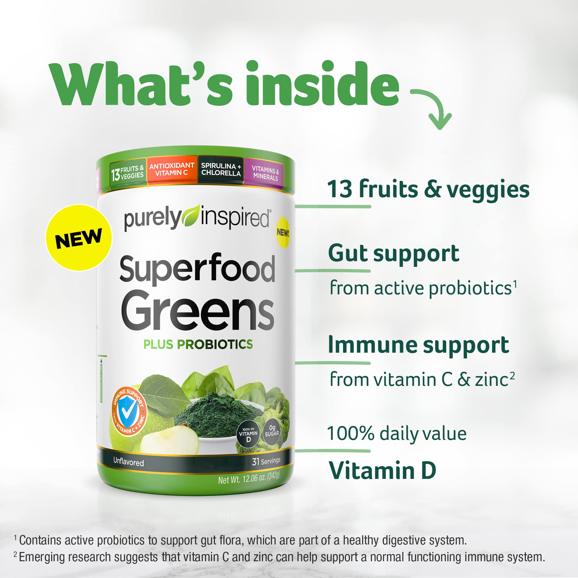 smoothie mix with 13 fruits and vegetables