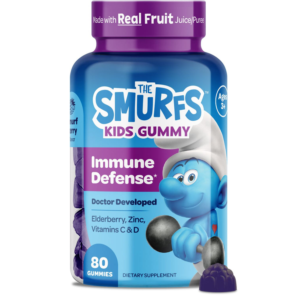 Smurfs immune support gummy multivitamins