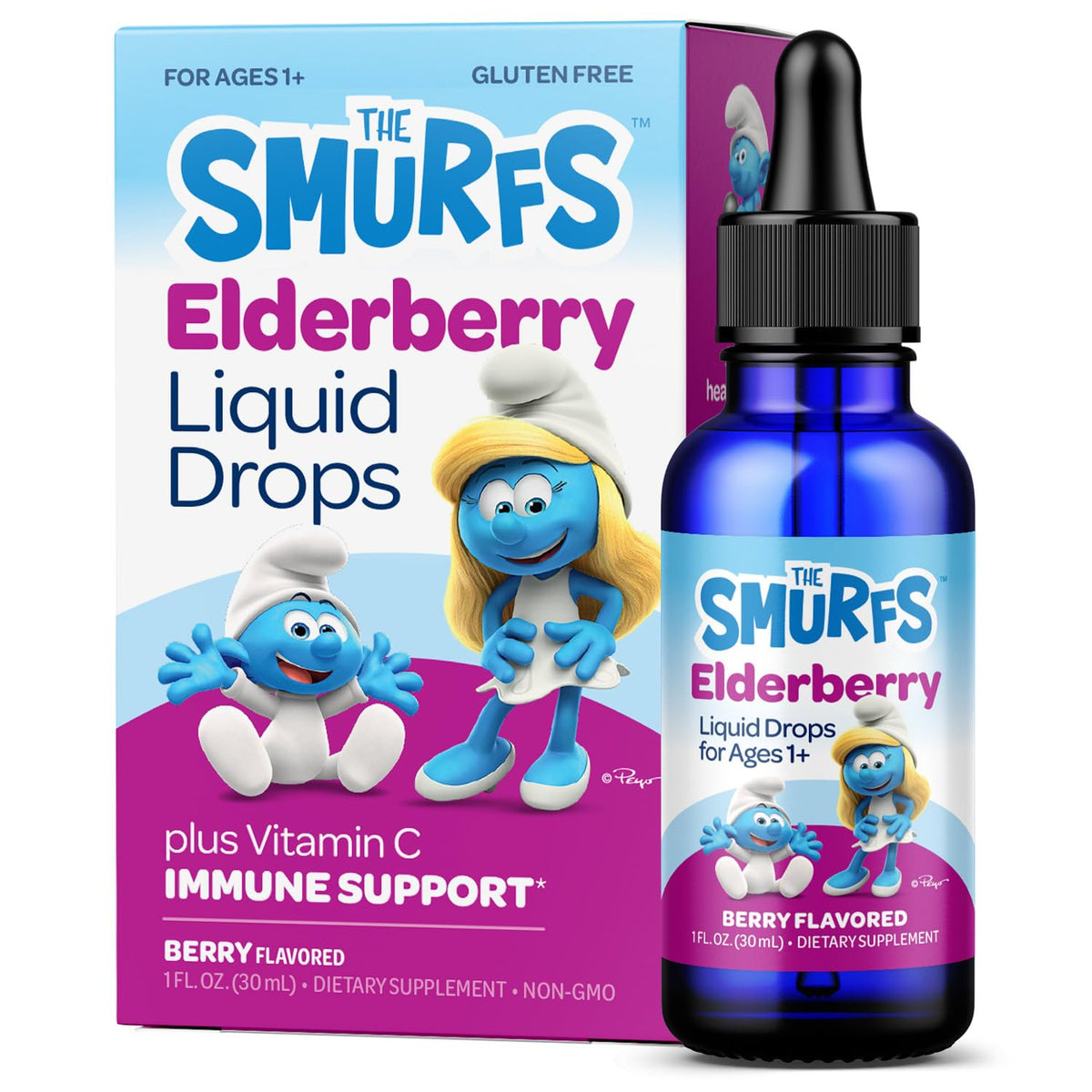 Smurfs kids calm gummies lemon balm