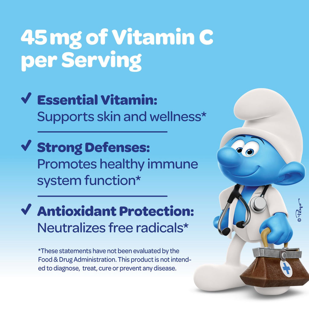 Smurfs vitamin C liquid supplement