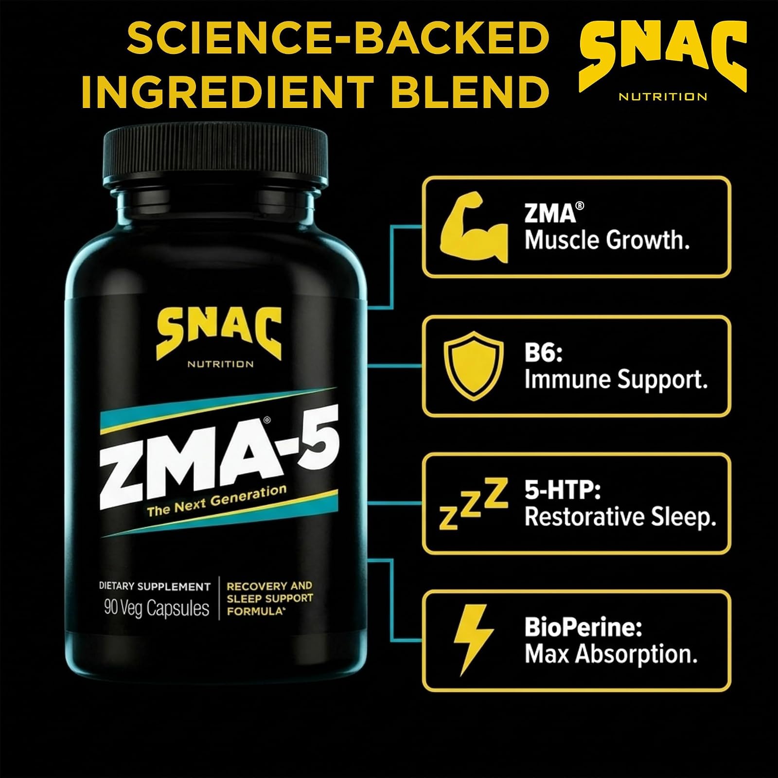 SNAC ZMA-5 for better sleep