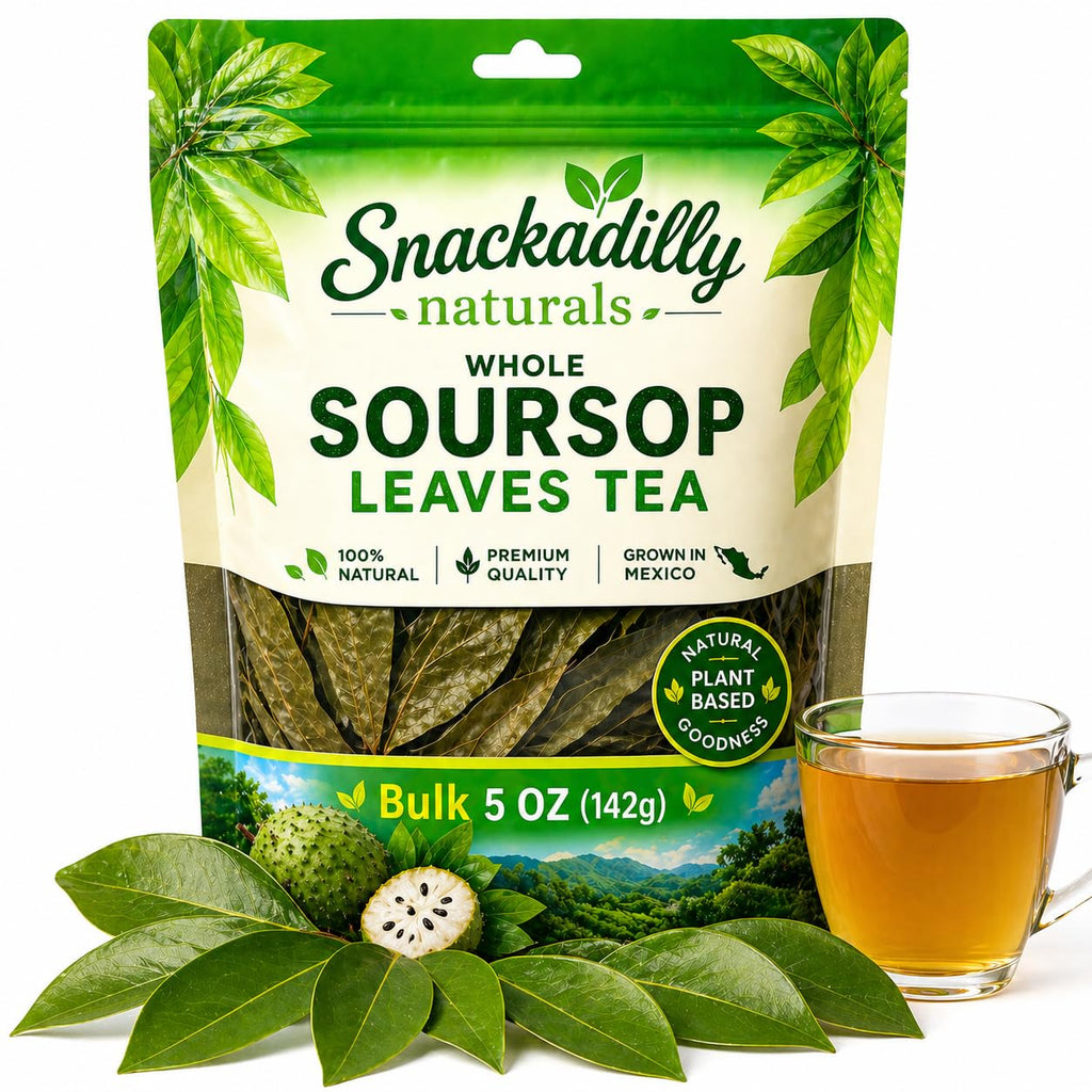 Snackadilly soursop leaves herbal tea