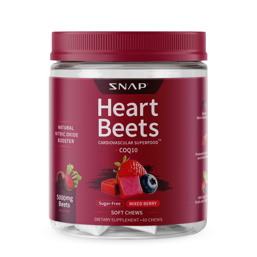 Snap Heart Beets CoQ10 soft chews