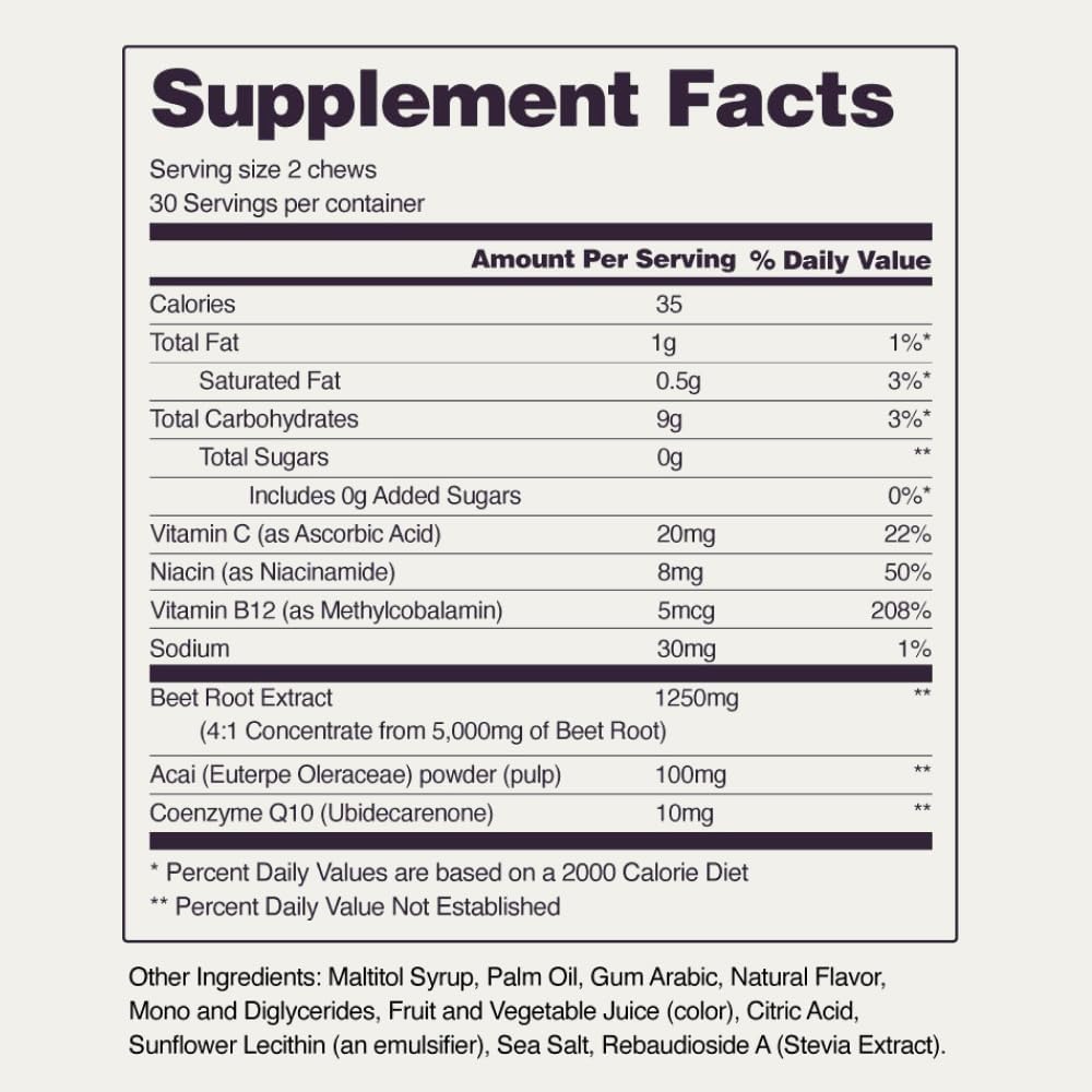 Snap soft chews for heart health