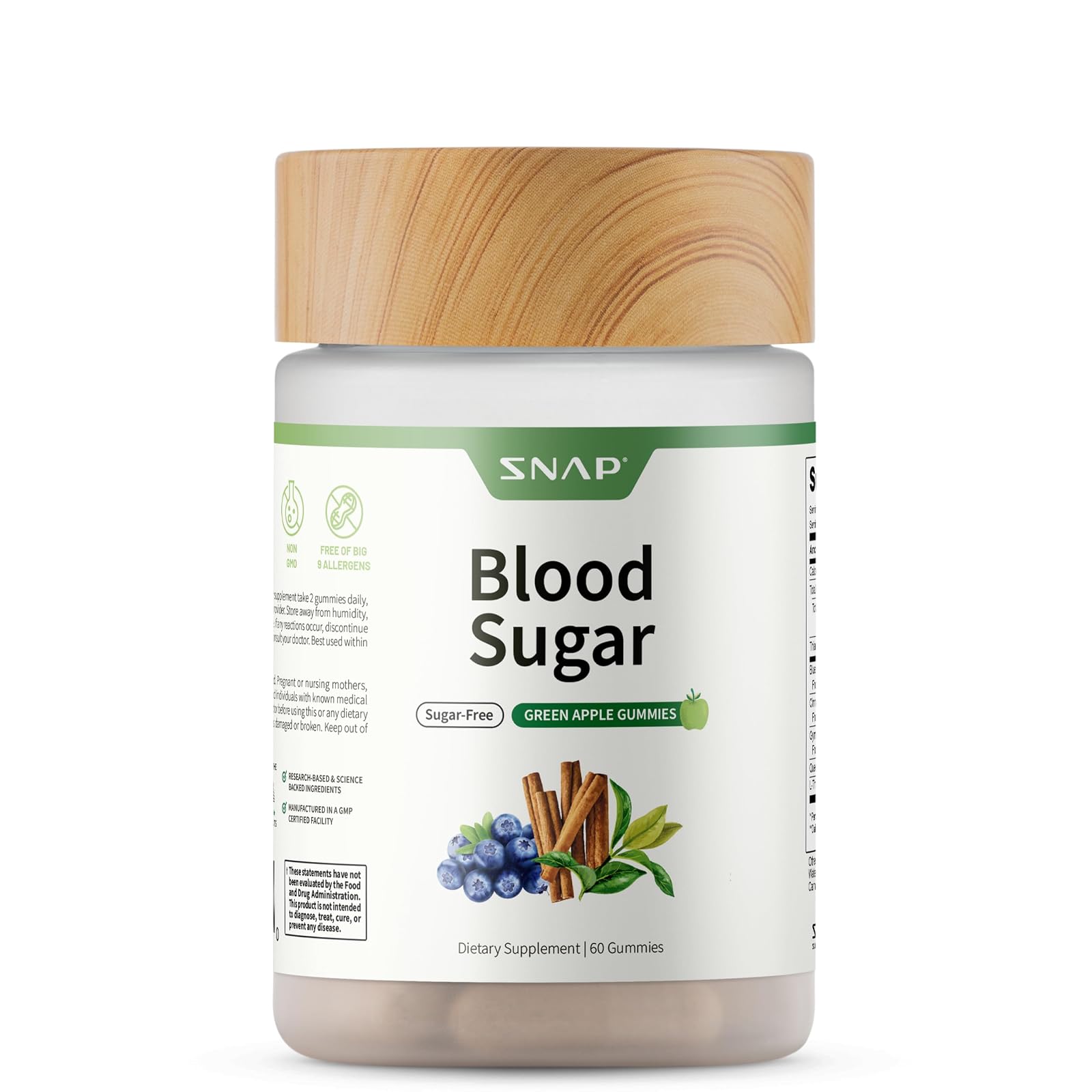Snap Supplements blood sugar gummies