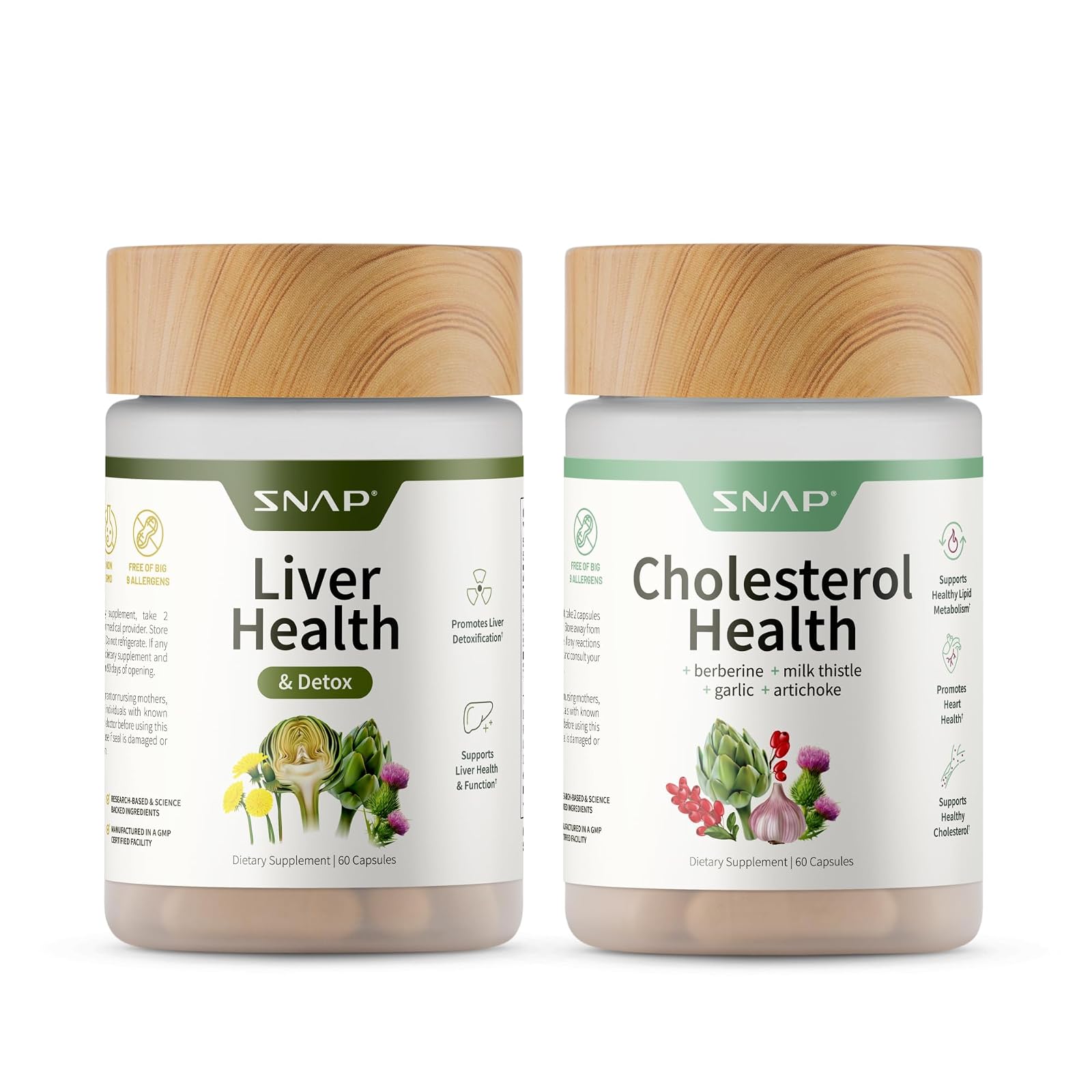 Snap Supplements liver health capsules