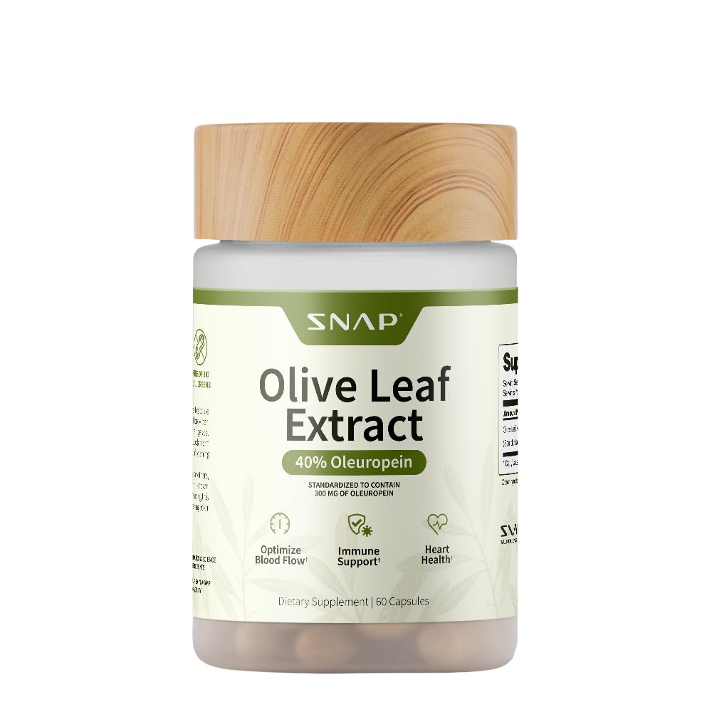 Snap Supplements Olive Leaf Extract benefits