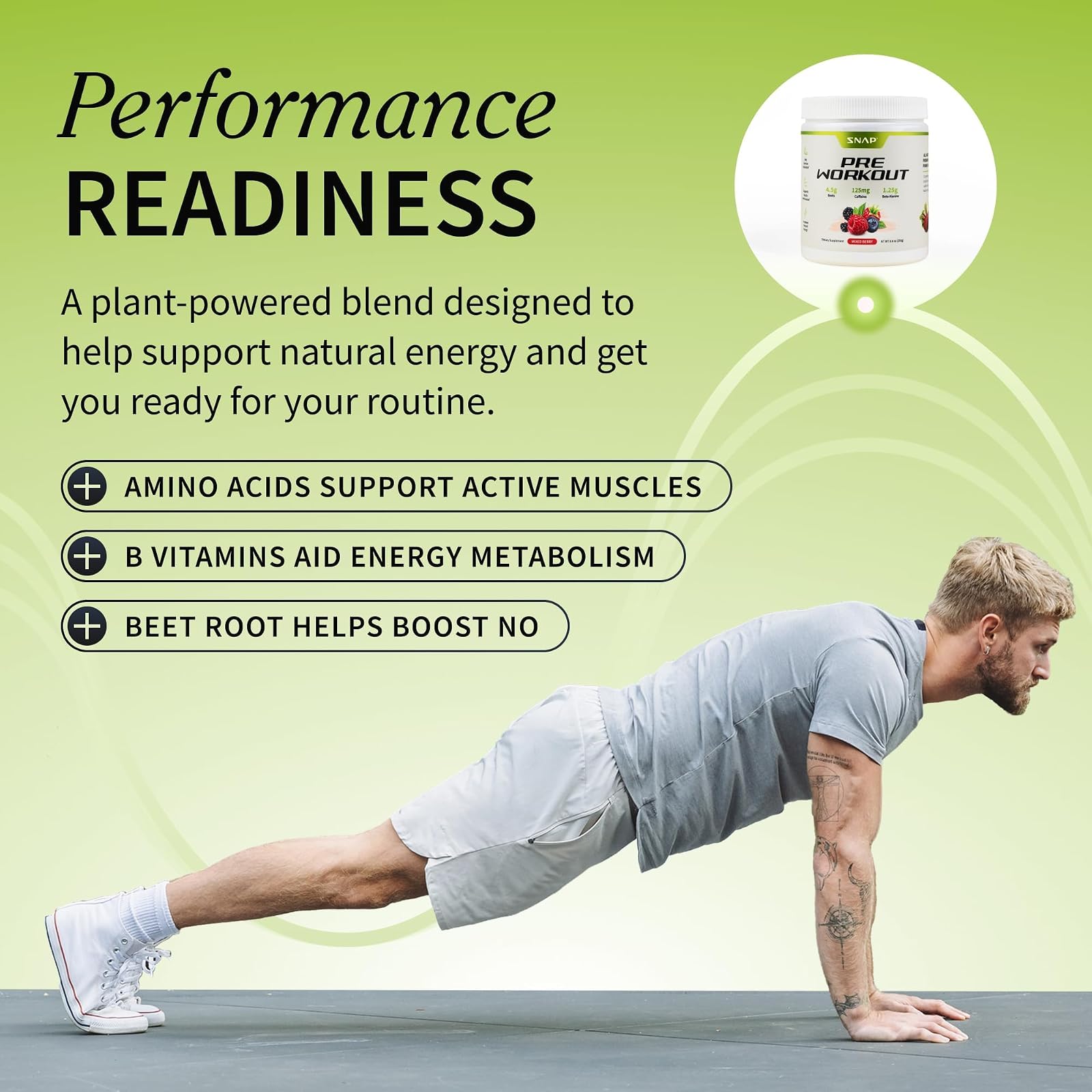 Snap Supplements pre-workout supplement