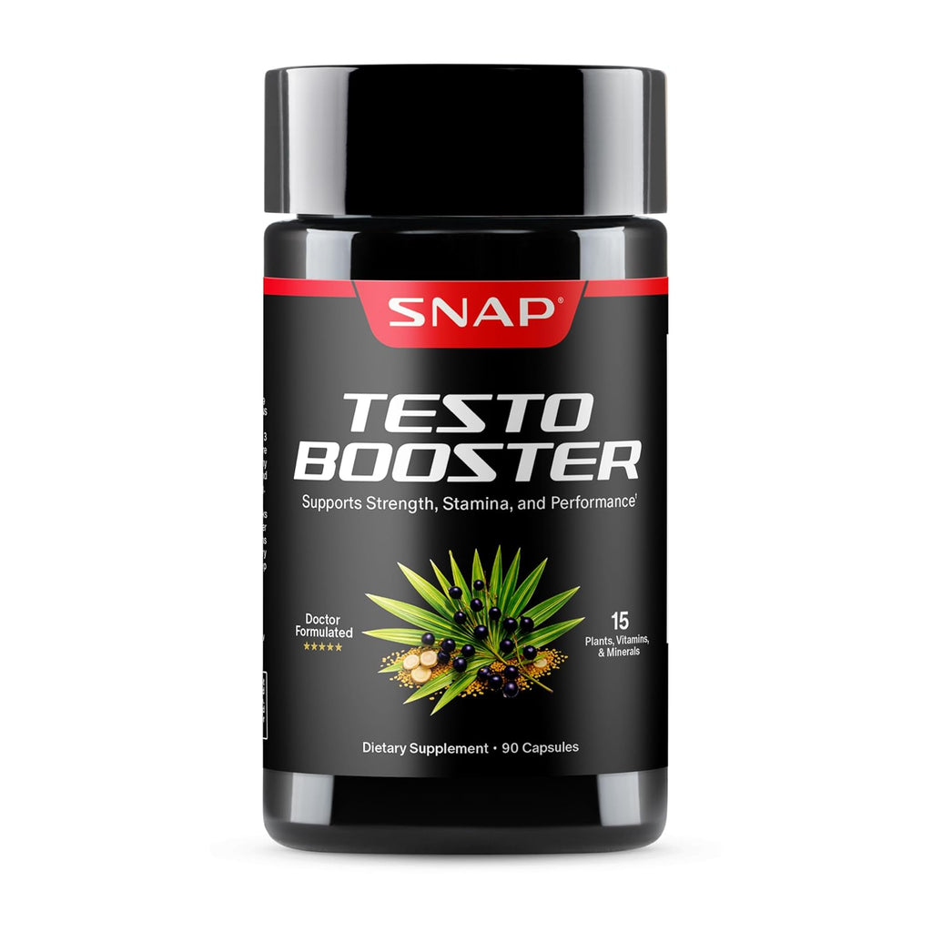Snap Supplements testosterone booster capsules