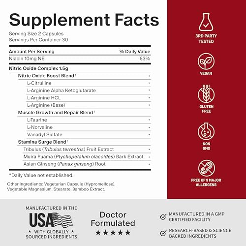 Snap Supplements vegan nitric oxide formula