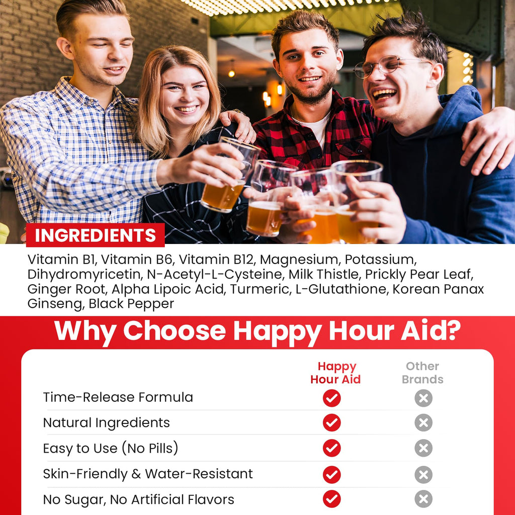 Sneaky Booze multivitamin patch benefits