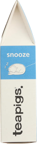 snooze herbal tea for bedtime routine