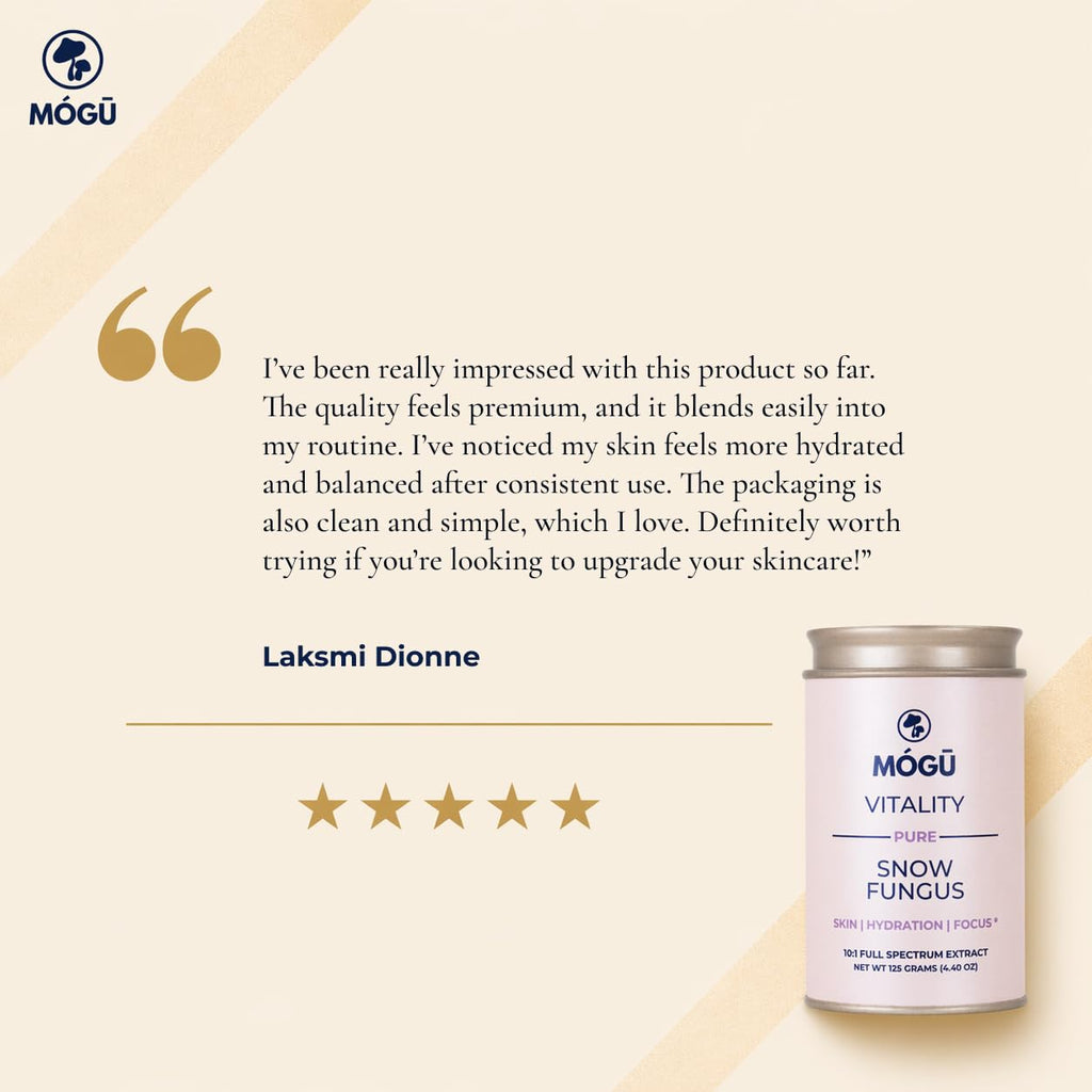 snow fungus for skin hydration